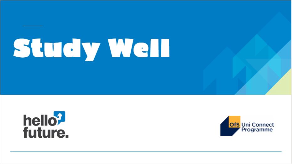 Study Well Presentation - Hello Future